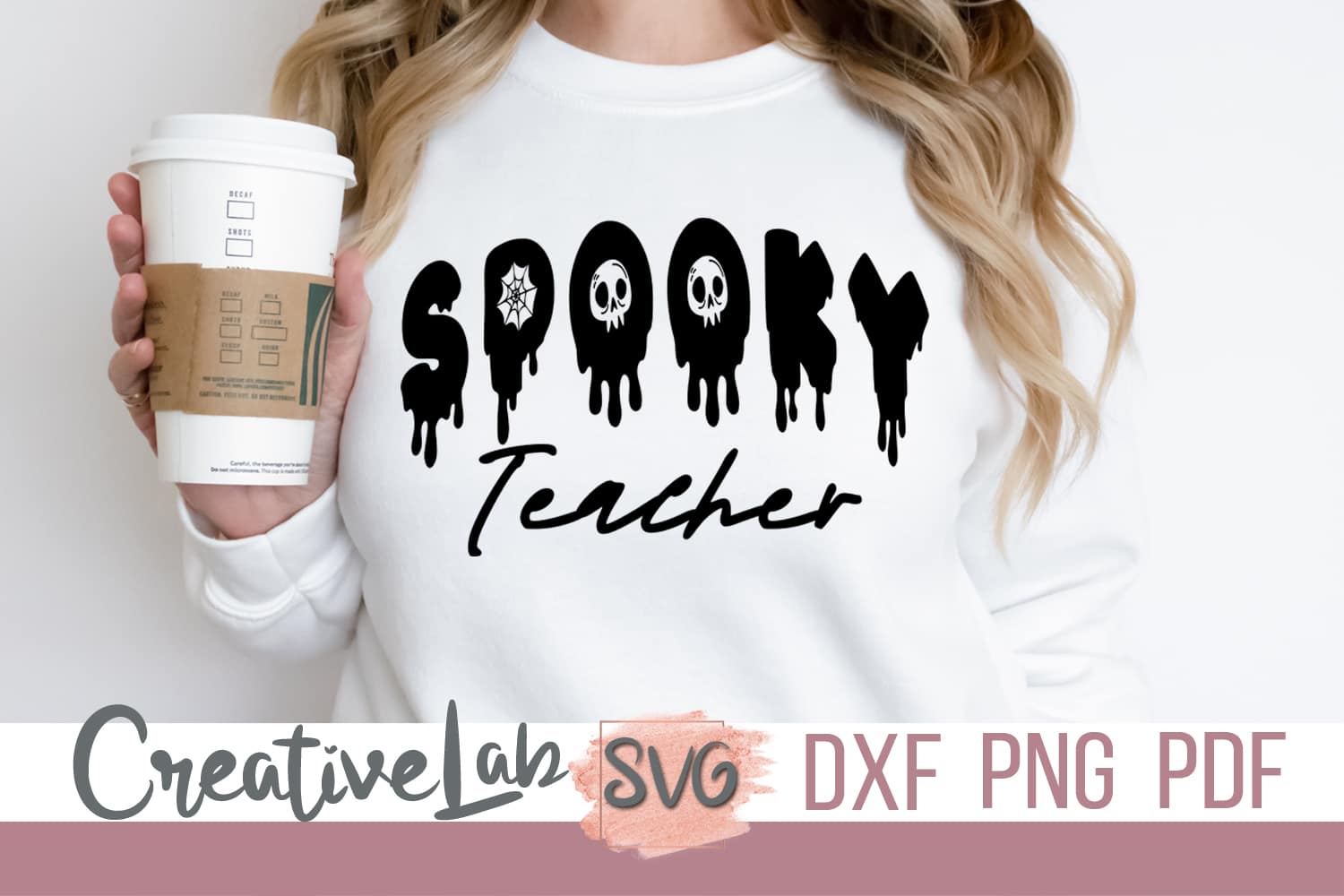 Spooky Teacher SVG, Teacher Halloween SVG, PNG, PDF, DXF Files ...