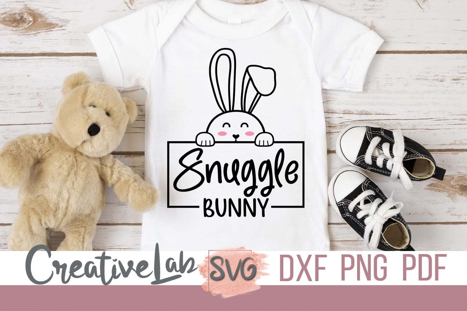 Snuggle Bunny SVG, Baby Easter, Kids Easter SVG DXF PNG Files ...