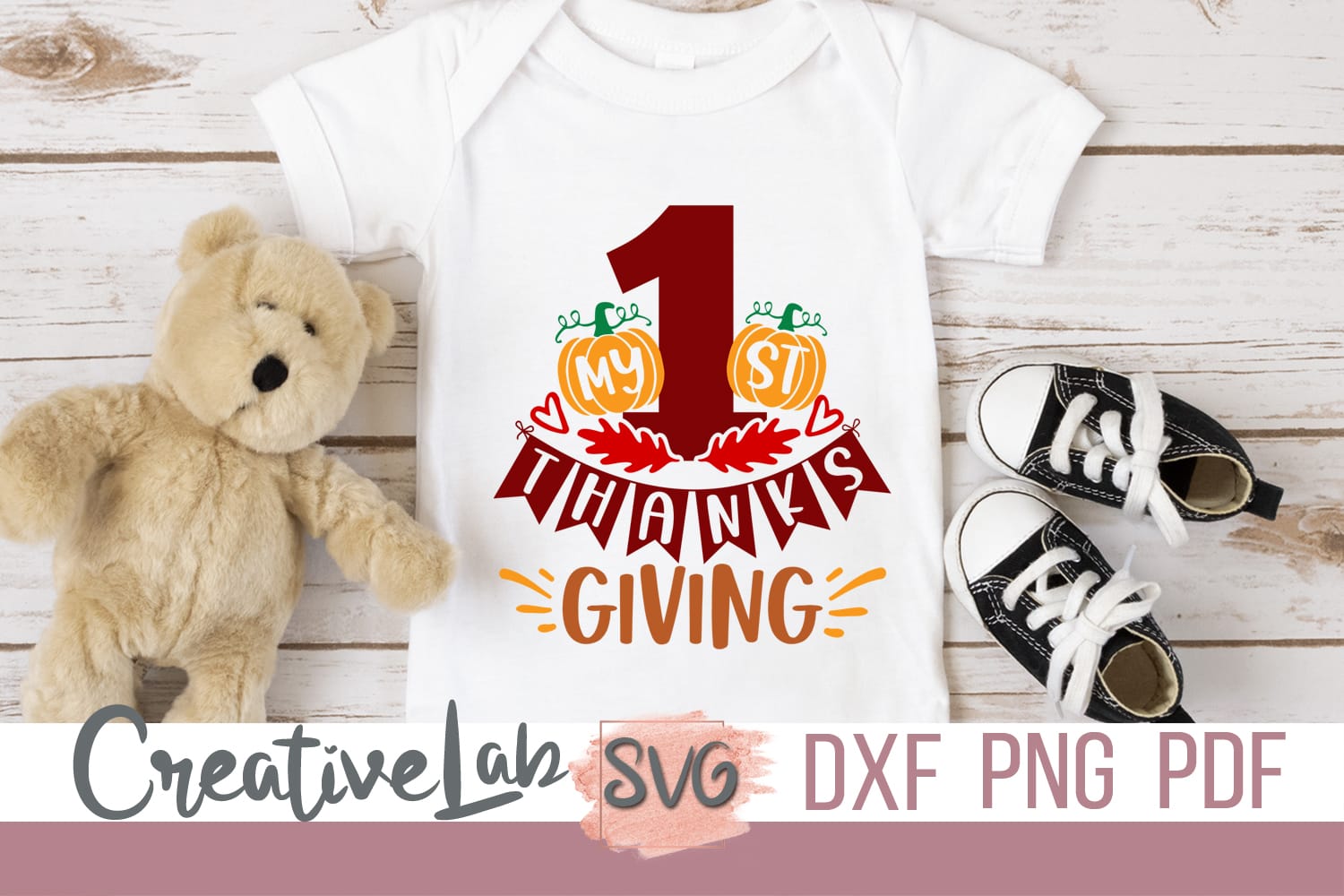 My First Thanksgiving SVG, PNG, DXF Files - CreativeLabSVG
