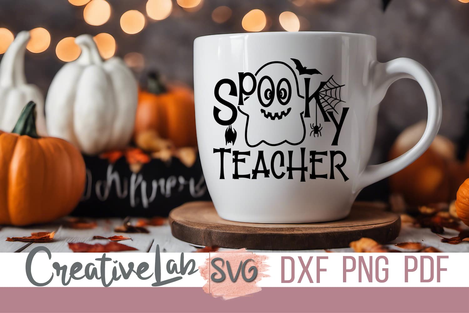Spooky Teacher SVG, Teacher Halloween SVG, PNG, PDF, DXF Files ...
